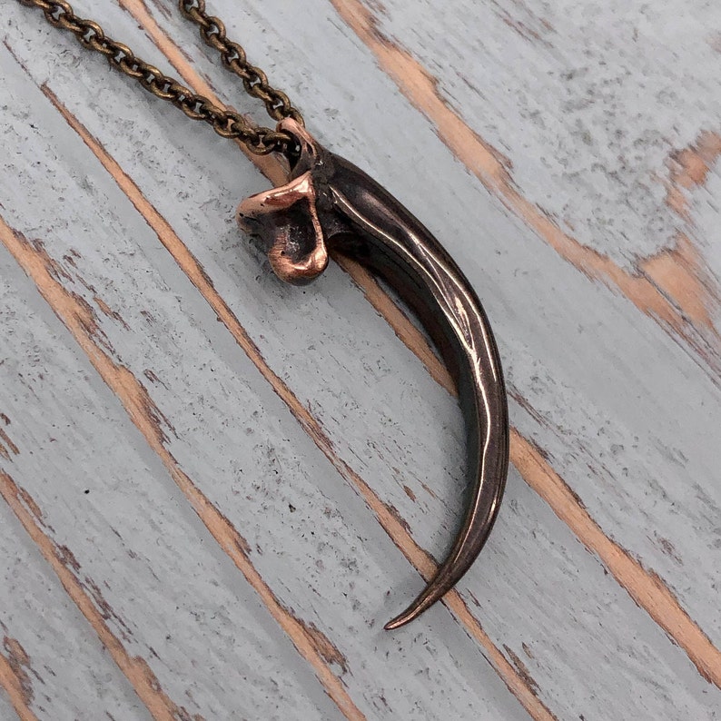 Eagle Talon Claw Pendant Necklace Solid Hand Cast Bronze - Etsy