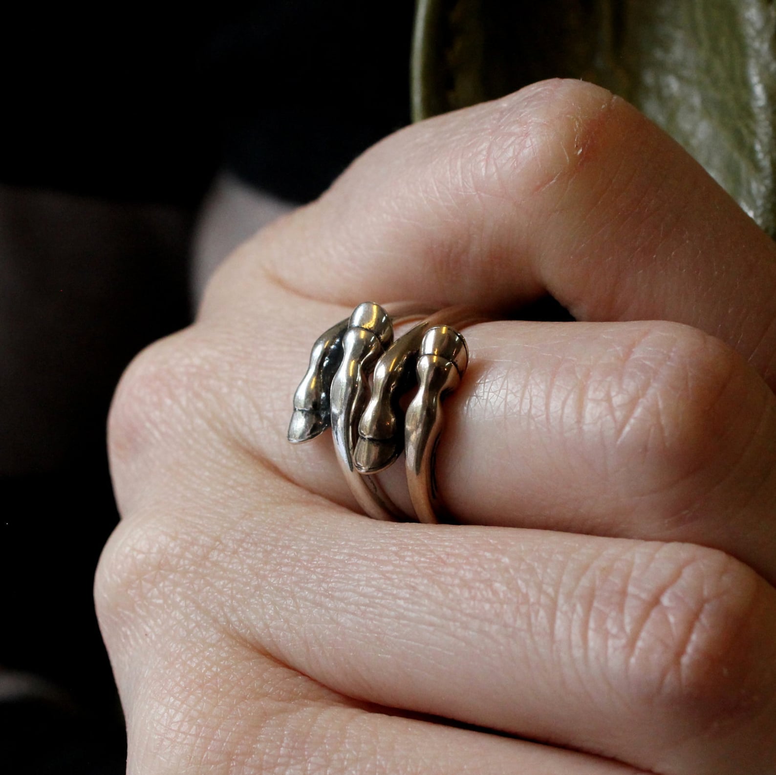 Horse Hoof Ring in Solid Bronze Small - Etsy UK