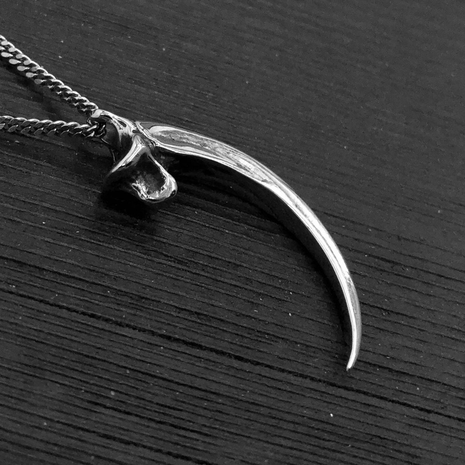 Eagle Talon Claw Pendant Necklace Solid Stainless Steel No - Etsy