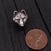 Wolf Face Tie Tack Silver Wolf Head Lapel Pin - Etsy