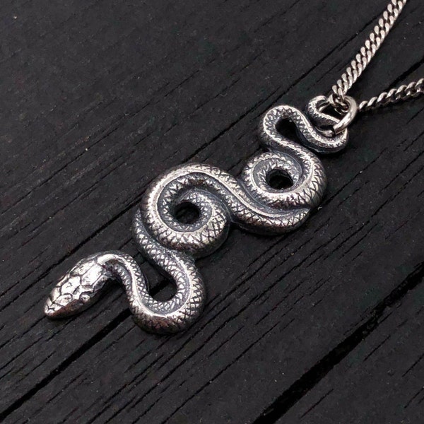 Snake Necklace - Etsy