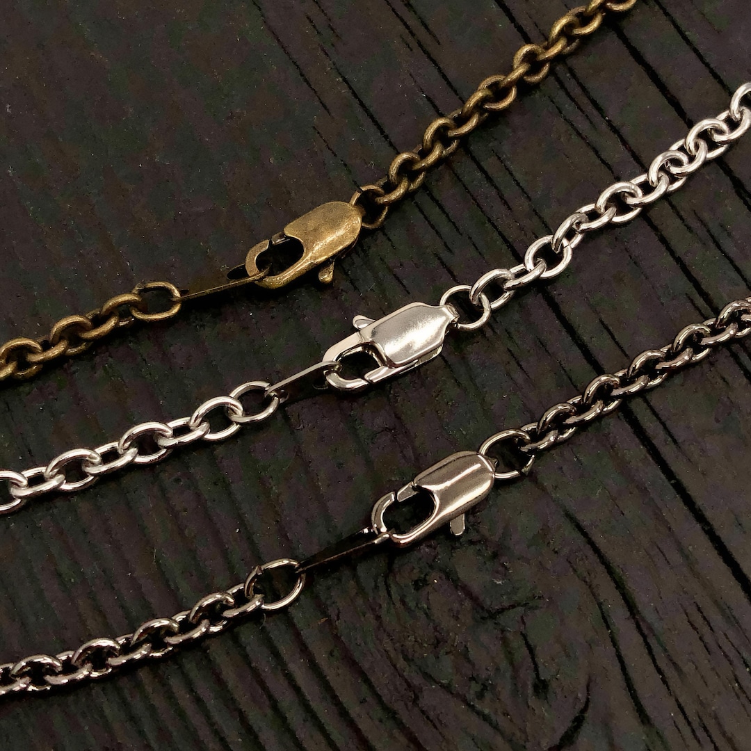 Replacement Chain 3mm Diameter Custom Length Chain - Etsy