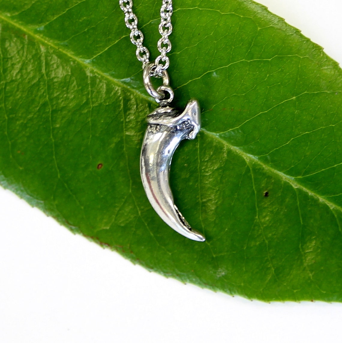 Fox Claw Necklace Fox Claw Pendant Sterling Silver Fox Claw | Etsy