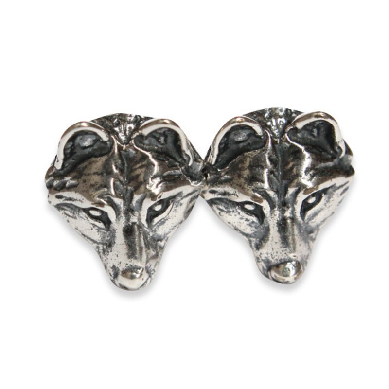 Wolf Cufflinks - Etsy