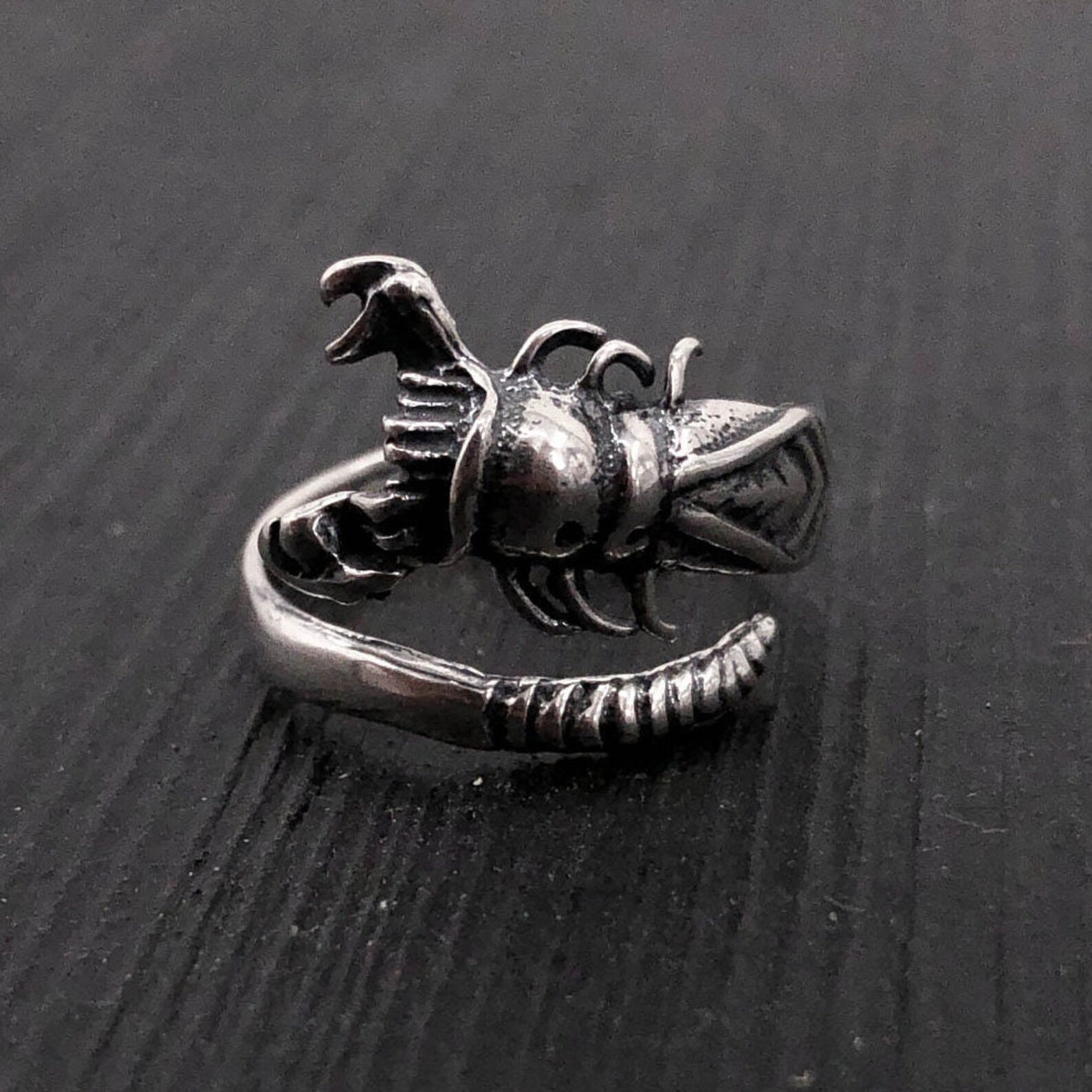 Scorpion Ring Sterling Silver Scorpion Ring Scorpion Wrap Ring - Etsy