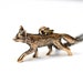Red Fox Necklace in Solid Bronze Fox - Etsy