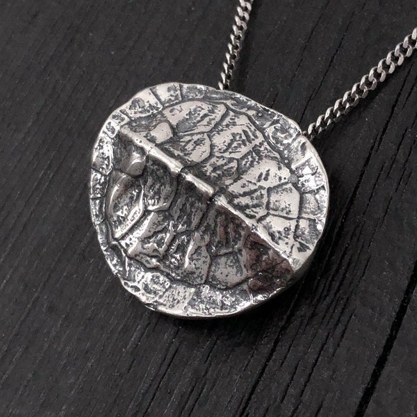 Turtle Shell Pendant - Etsy