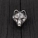 Wolf Face Tie Tack Silver Wolf Head Lapel Pin - Etsy