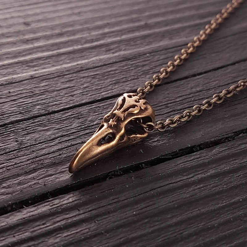 Raven Skulls - Etsy