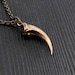Velociraptor Claw Necklace in Solid Bronze Deinonychus Claw - Etsy