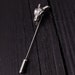 Ram Skull Ascot Stick Pin Solid 925 Sterling Silver Oxidised Hand ...