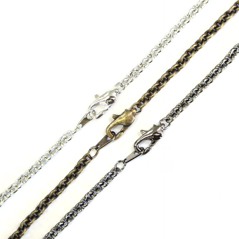 Replacement Chain 3mm Diameter Custom Length Chain - Etsy