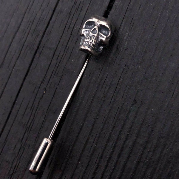 Skull Lapel Pin - Etsy