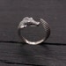 Sterling Silver Crocodile Ring Cayman Ring - Etsy