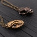 Custom Engraved Jewelry Tag Solid Bronze or Sterling Silver Personalise ...