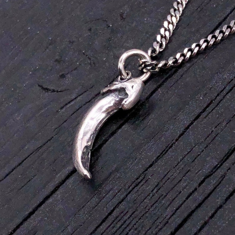 Fox Claw Necklace Fox Claw Pendant Sterling Silver Fox Claw - Etsy