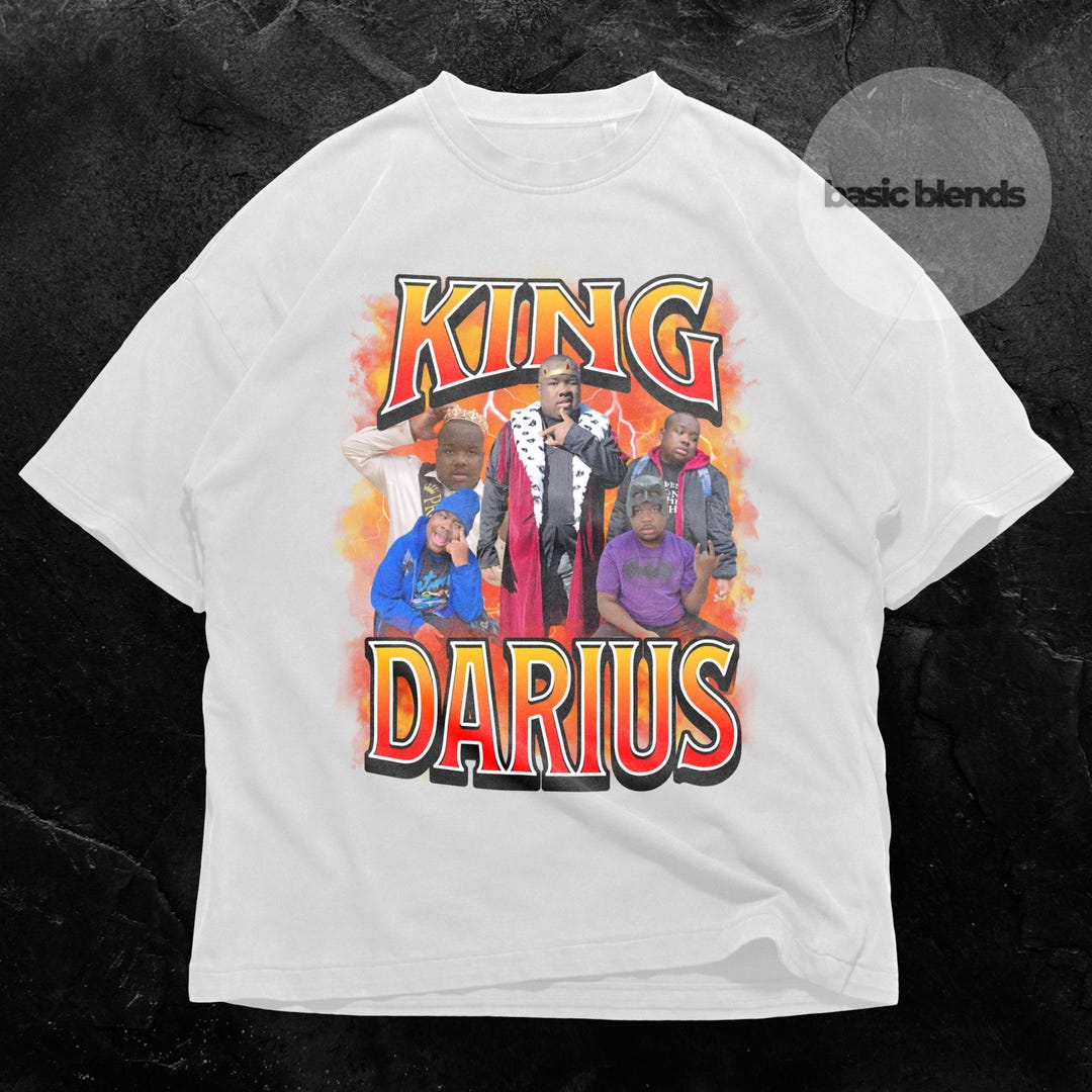 King Darius Tiktok Meme T-shirt, Bootleg Tee, Men's Shirts, Women's ...