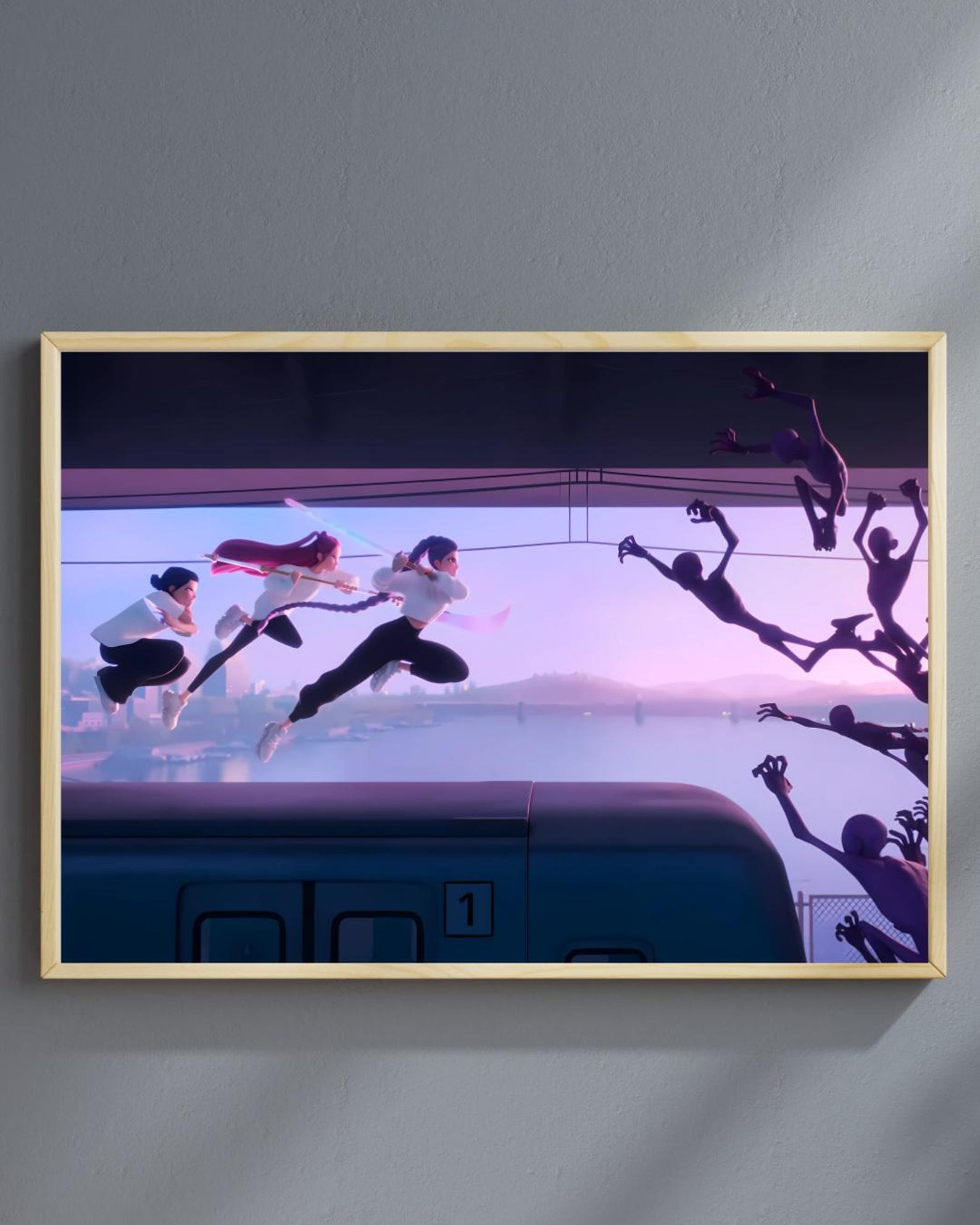 Kpop Demon Hunters Printable Poster—kpop Desktop Wallpaper, Digital ...