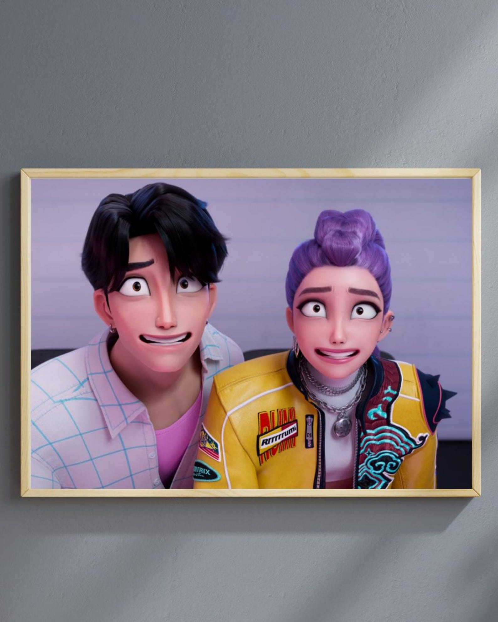 Kpop Demon Hunters Printable Poster—kpop Desktop Wallpaper, Digital ...