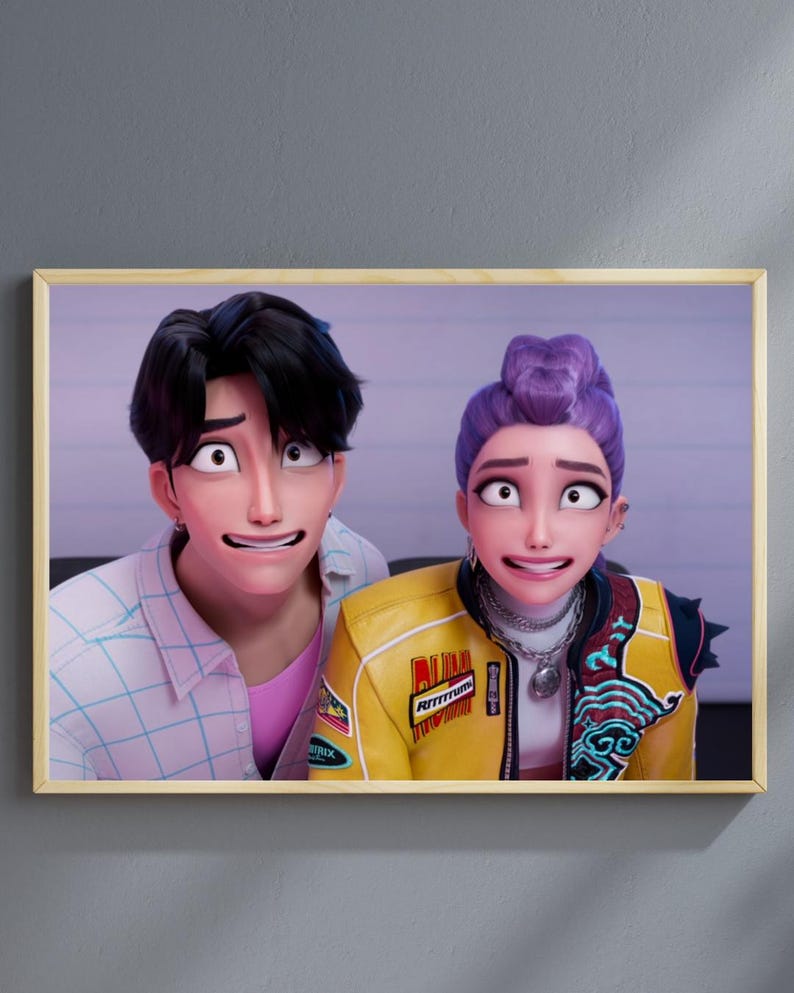 Kpop Demon Hunters Printable Poster—kpop Desktop Wallpaper, Digital ...