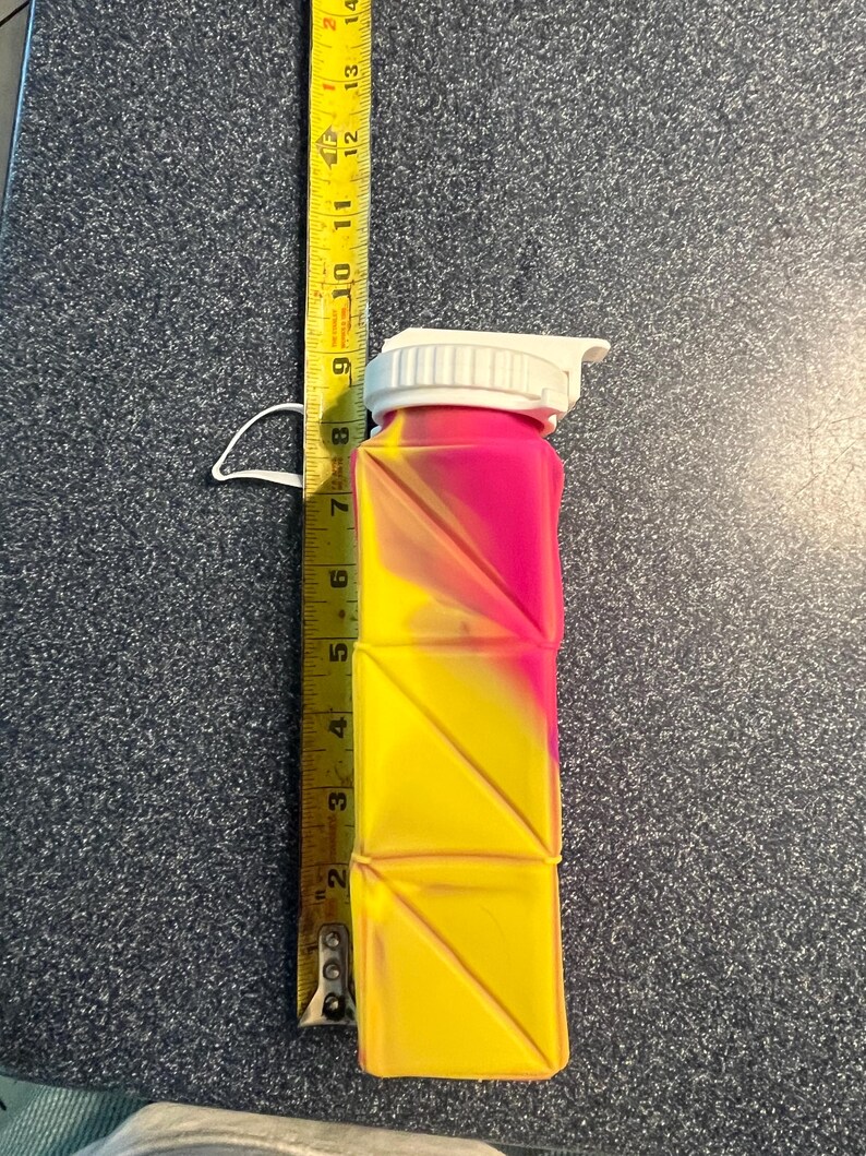 Collapsible Water Bottle With Integrated Straw - Etsy