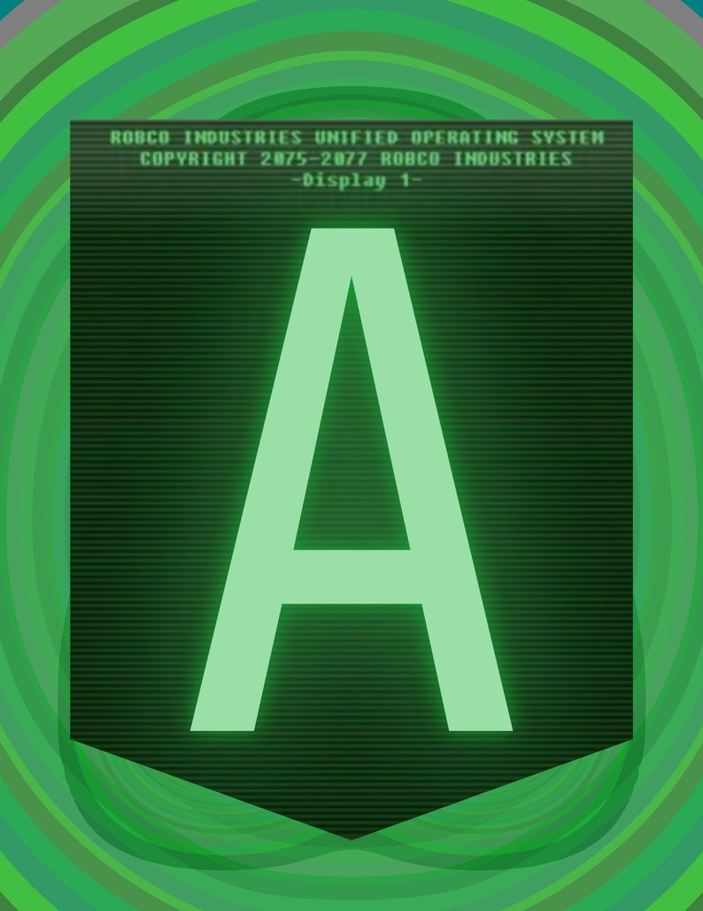 Fallout-themed Happy Birthday Banner | Customizable Alphabet Banner ...