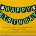 Fallout-themed Happy Birthday Banner | Customizable Alphabet Banner ...