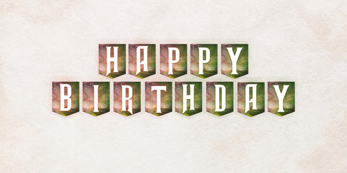 Wicked Elphaba Glinda Theme Happy Birthday Banner | Customizable ...