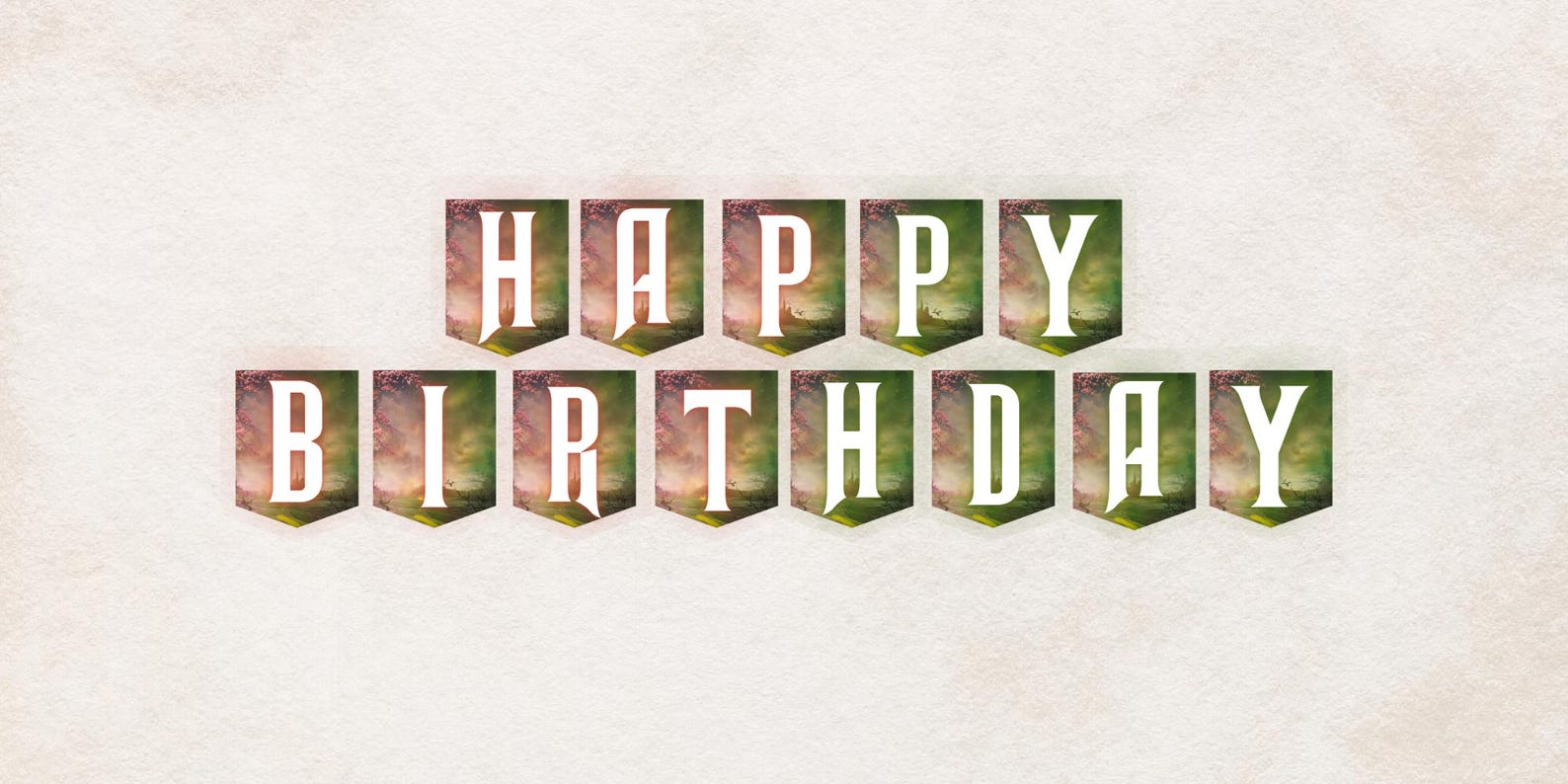 Wicked Elphaba Glinda Theme Happy Birthday Banner | Customizable ...