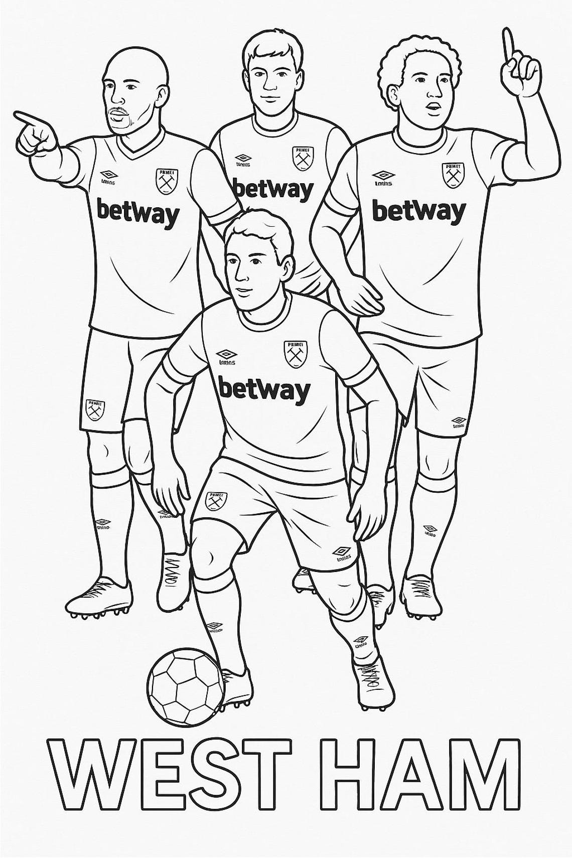The English Soccer Colouring Book | 20 Clubs | Kids Activity Book ...