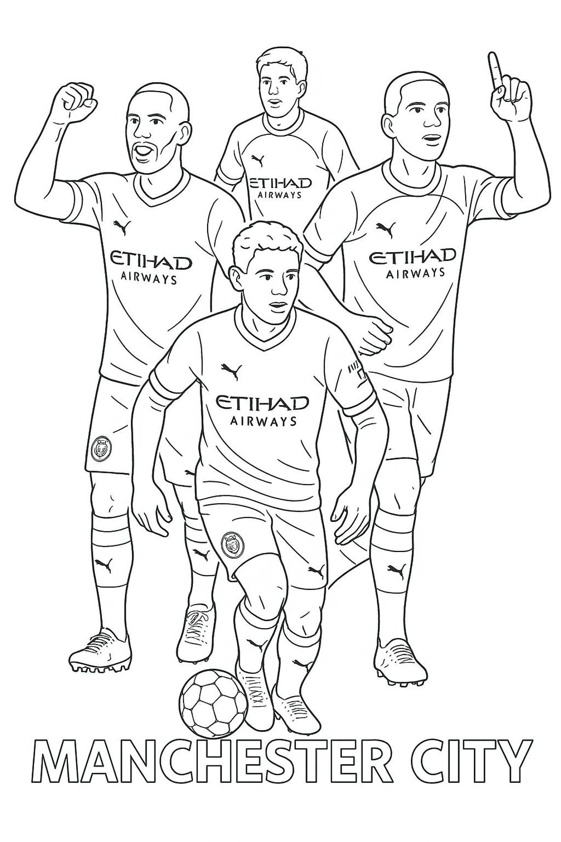 The English Soccer Colouring Book | 20 Clubs | Kids Activity Book ...
