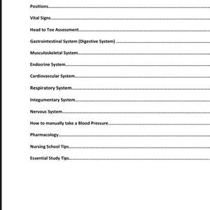 Nursing Student Study Guide NEW UPDATED 2024 (40+ Pages) - Etsy