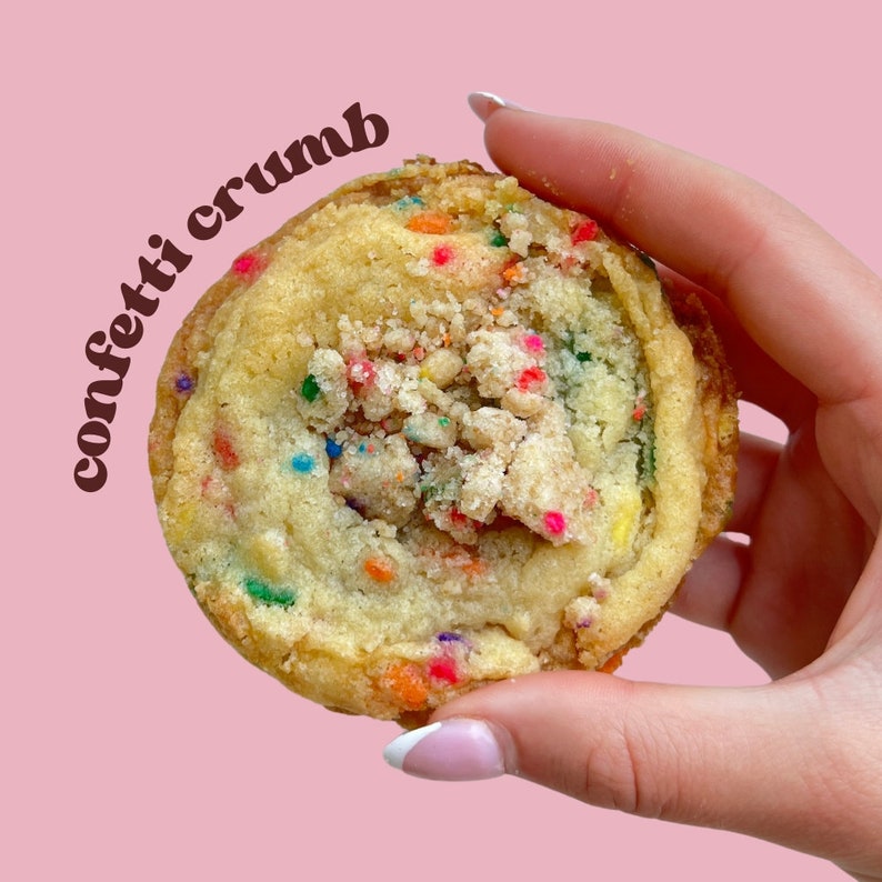 Box of 12 Freshly Baked Cookies, Chocolate Chip Cookies, Baked Goods ...