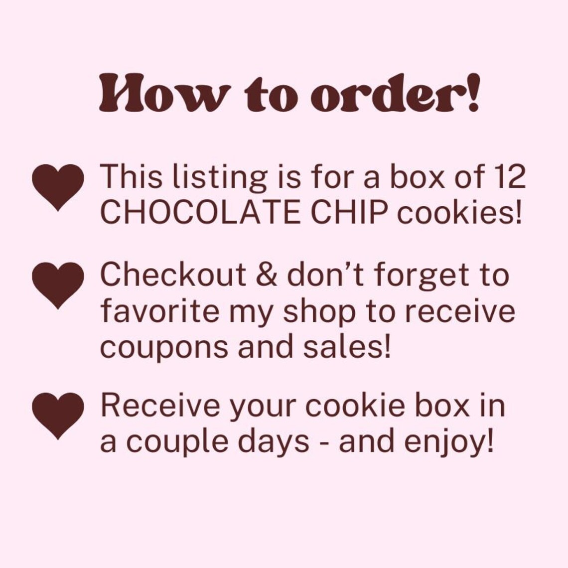 CHOCOLATE CHIP BOX of 8 or 12 Freshly Baked Homemade Gourmet Cookies - Etsy