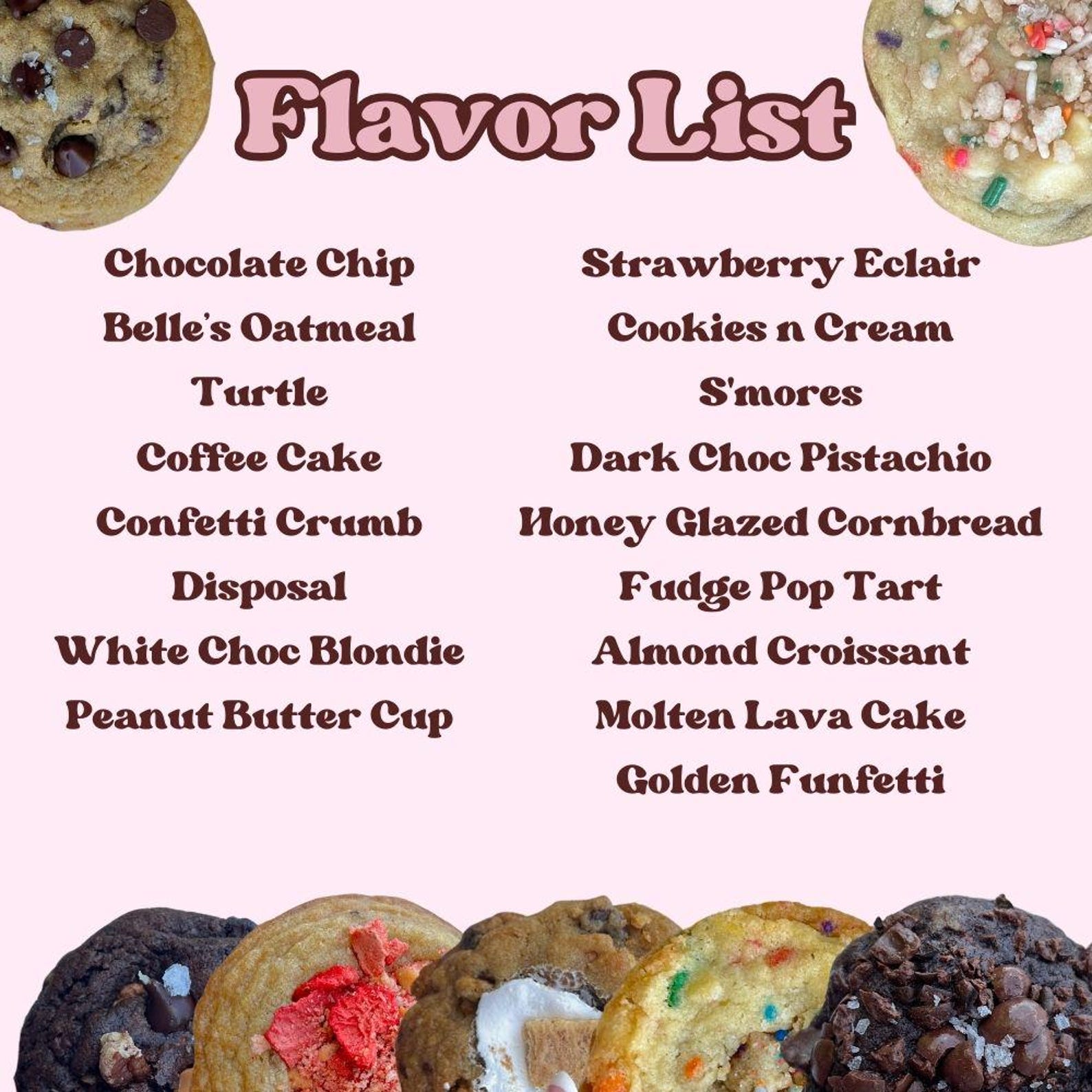 Box of 12 Freshly Baked Cookies, Chocolate Chip Cookies, Baked Goods ...