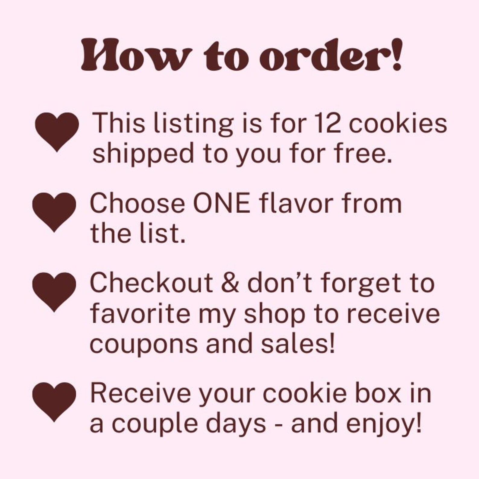 Box of 12 Freshly Baked Cookies, Chocolate Chip Cookies, Baked Goods ...