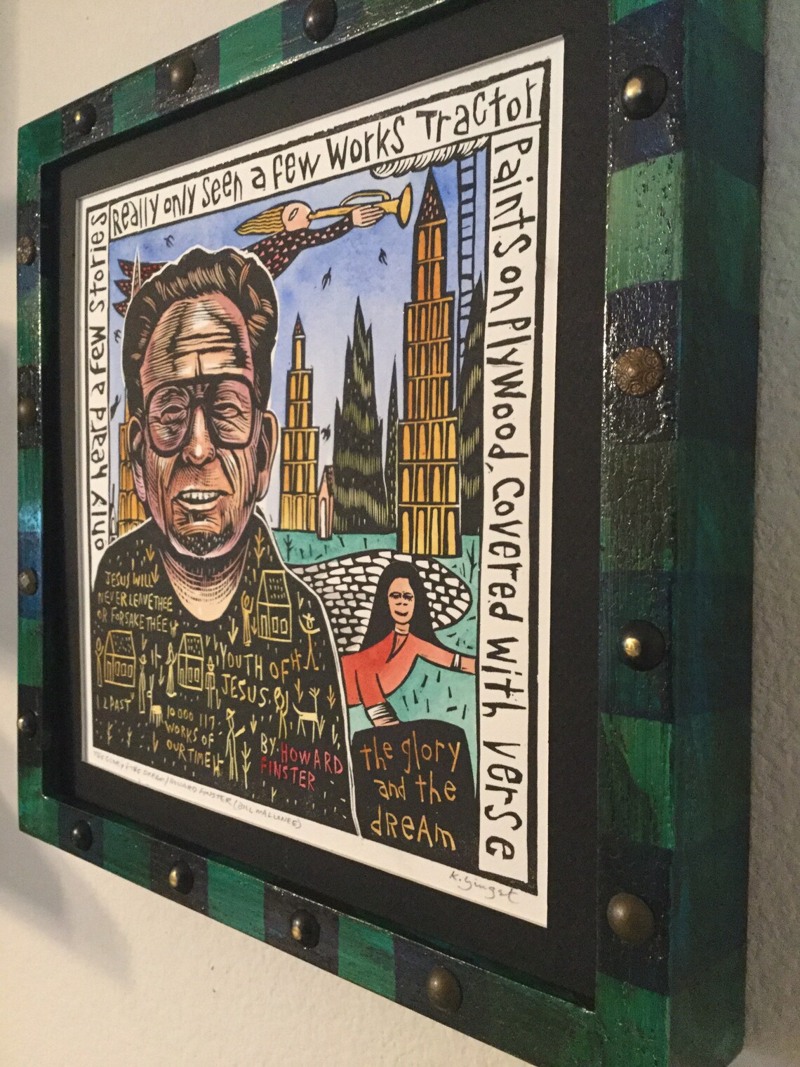 Howard Finster Folk Art the Glory and the Dream Bill Mallonee | Etsy