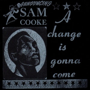 Sam Cooke A Change is Gonna Come Original Block Print Art - Etsy