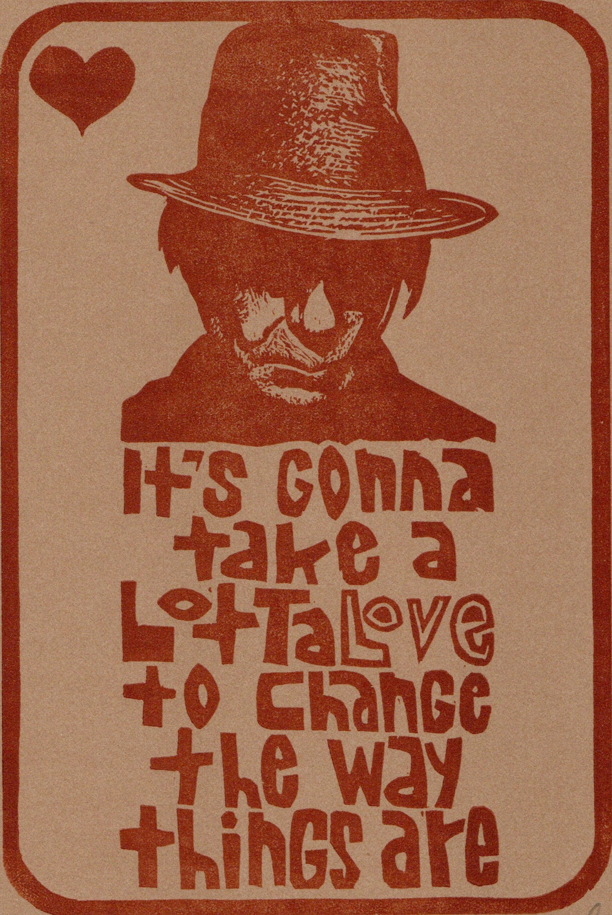 LOTTA LOVE Neil Young stampa a blocchi originale - Etsy Italia
