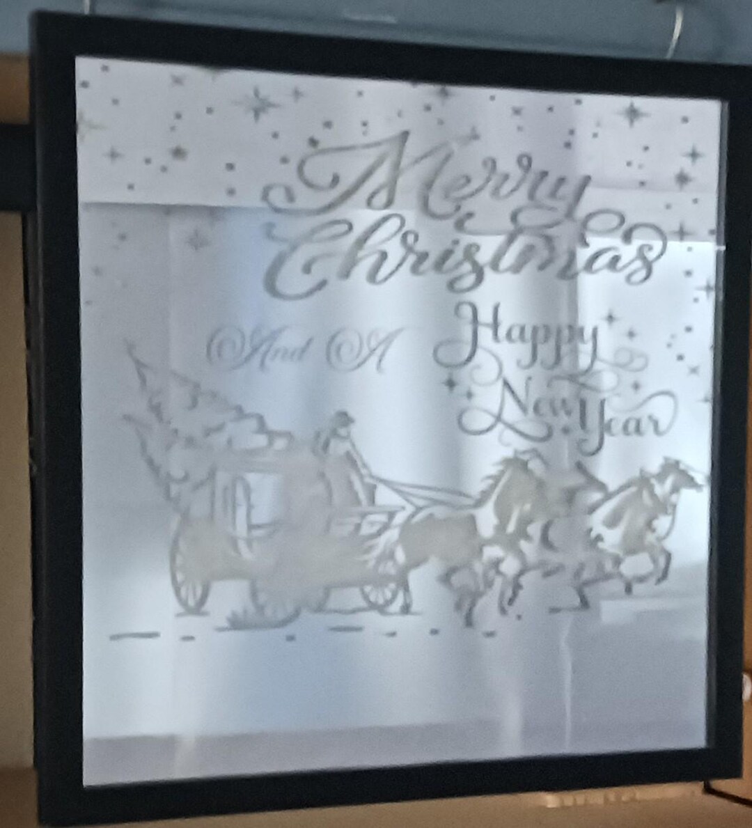 Keepsake, Lighted, Mirror, Reverse Engraved, Christmas, Weddings, - Etsy