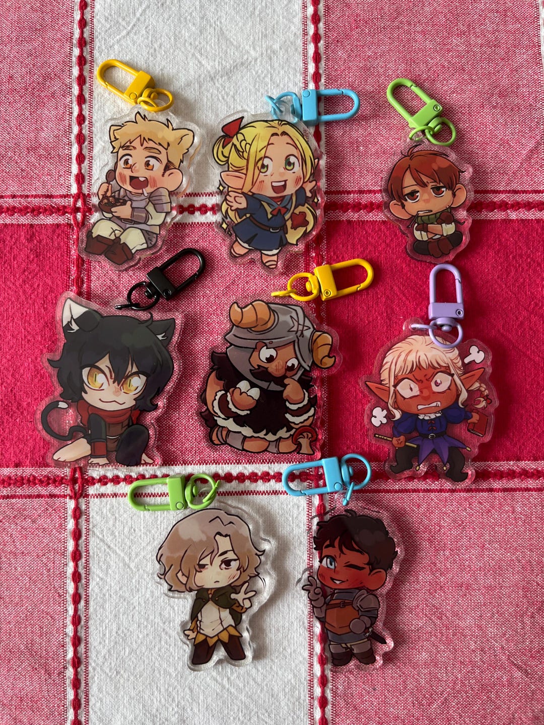Delicious in Dungeon/dungeon Meshi Keychains - Etsy