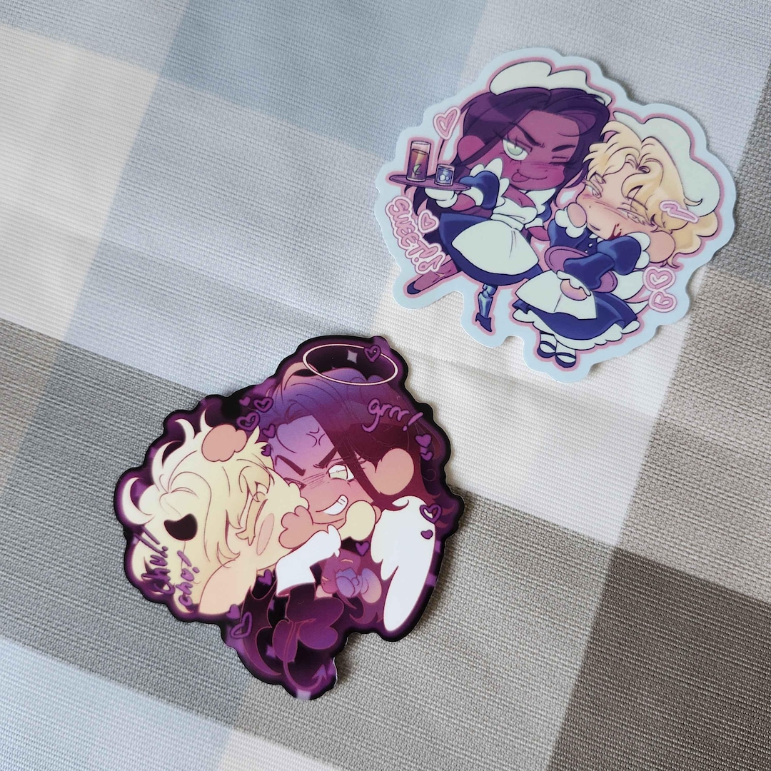 Alien Stage Hyuluka Demon&angel and Maid Sticker Set - Etsy