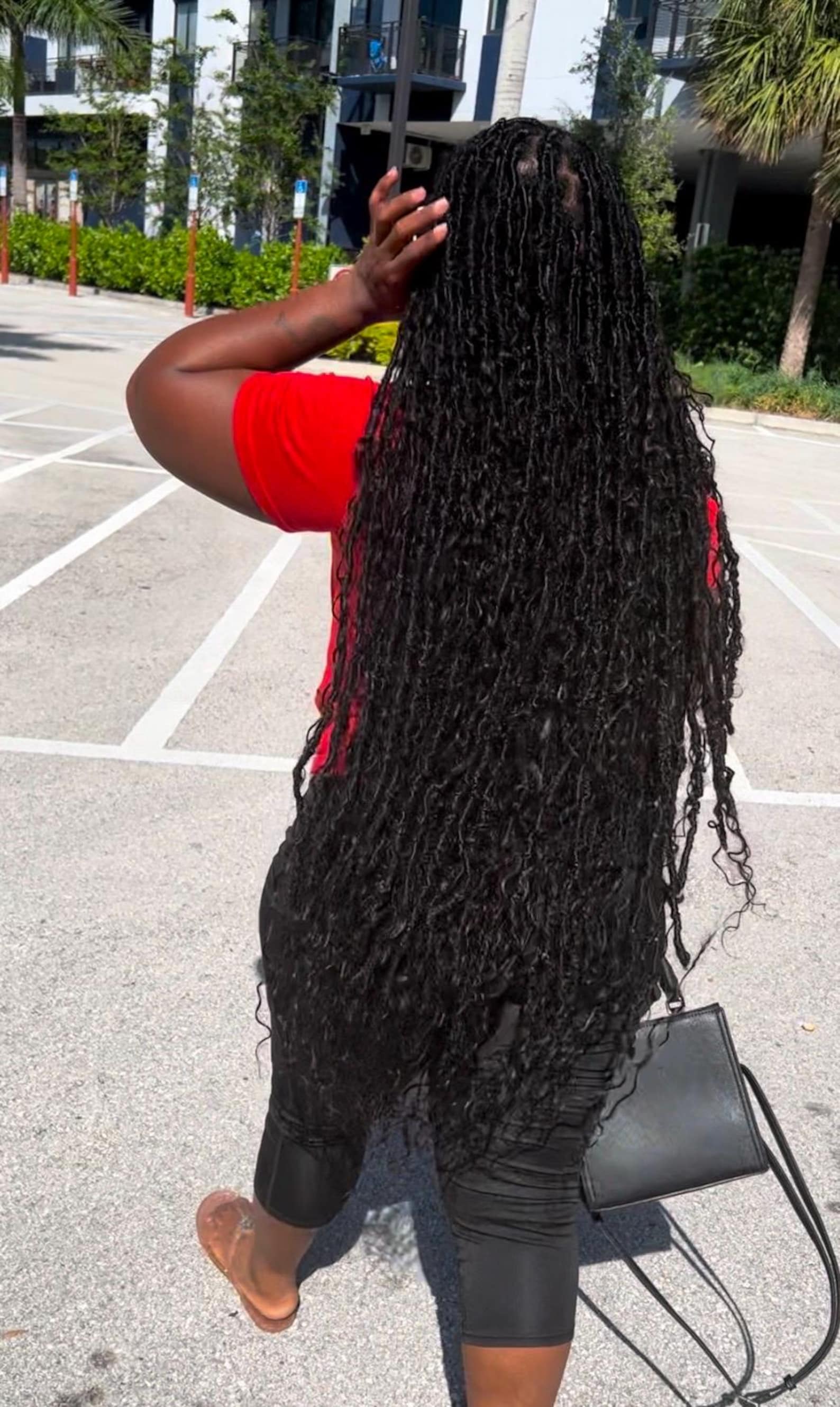 Boho Locs With Curls | Distressed Bohemian Locs | 100% Human Hair ...