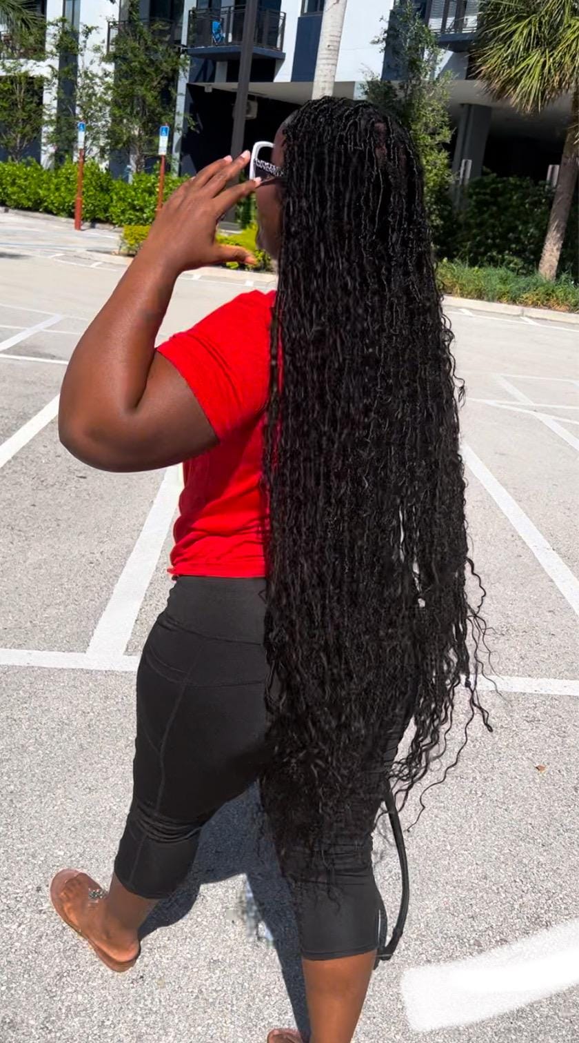 Boho Locs Distressed Boho Locs Bohemian Locs With 100% Human Hair - Etsy