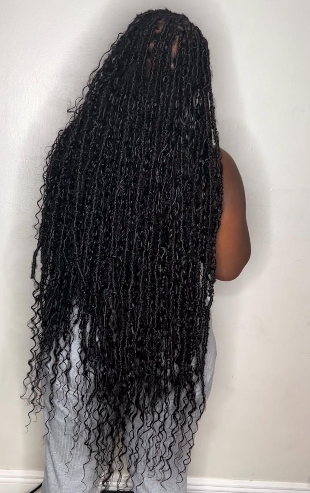 Boho Locs With Curls | Distressed Bohemian Locs | 100% Human Hair ...