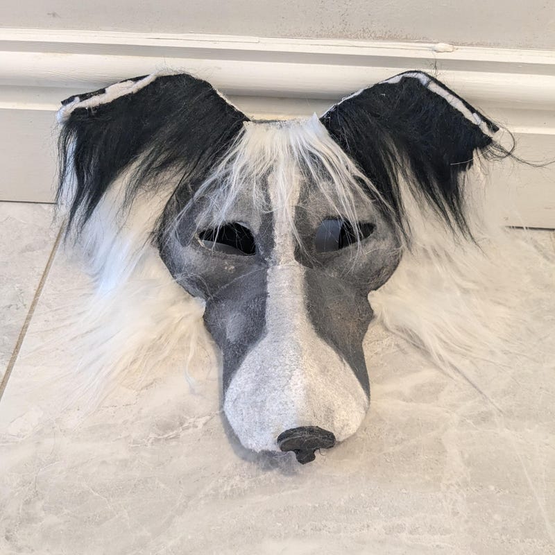 Silver Fox Therian Mask - Etsy