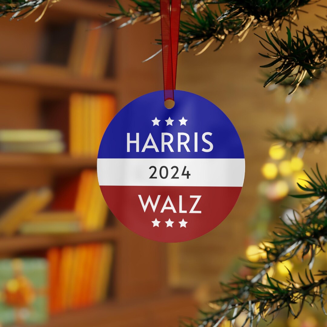 Harris Walz 2024 Ornament, Kamala Harris Tim Walz Decor, President ...