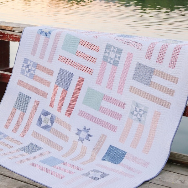 Flag Quilt Pattern - Etsy