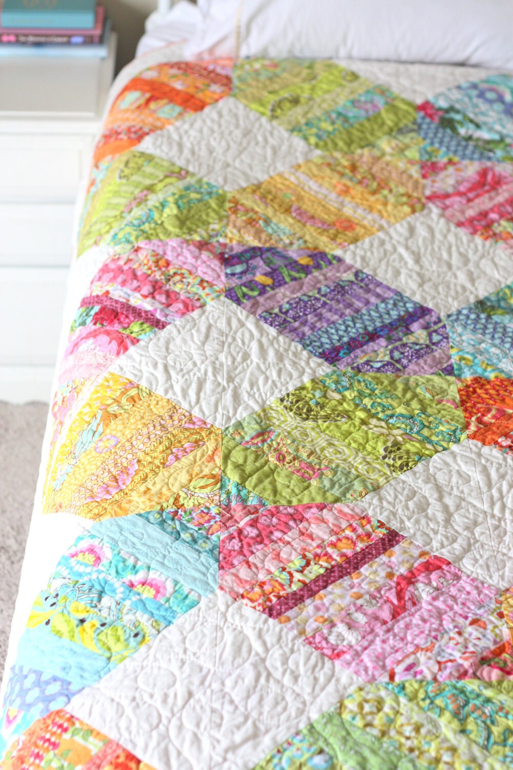 Scrap Happy Rainbow Connection Quilt PATTERN PDF - Etsy