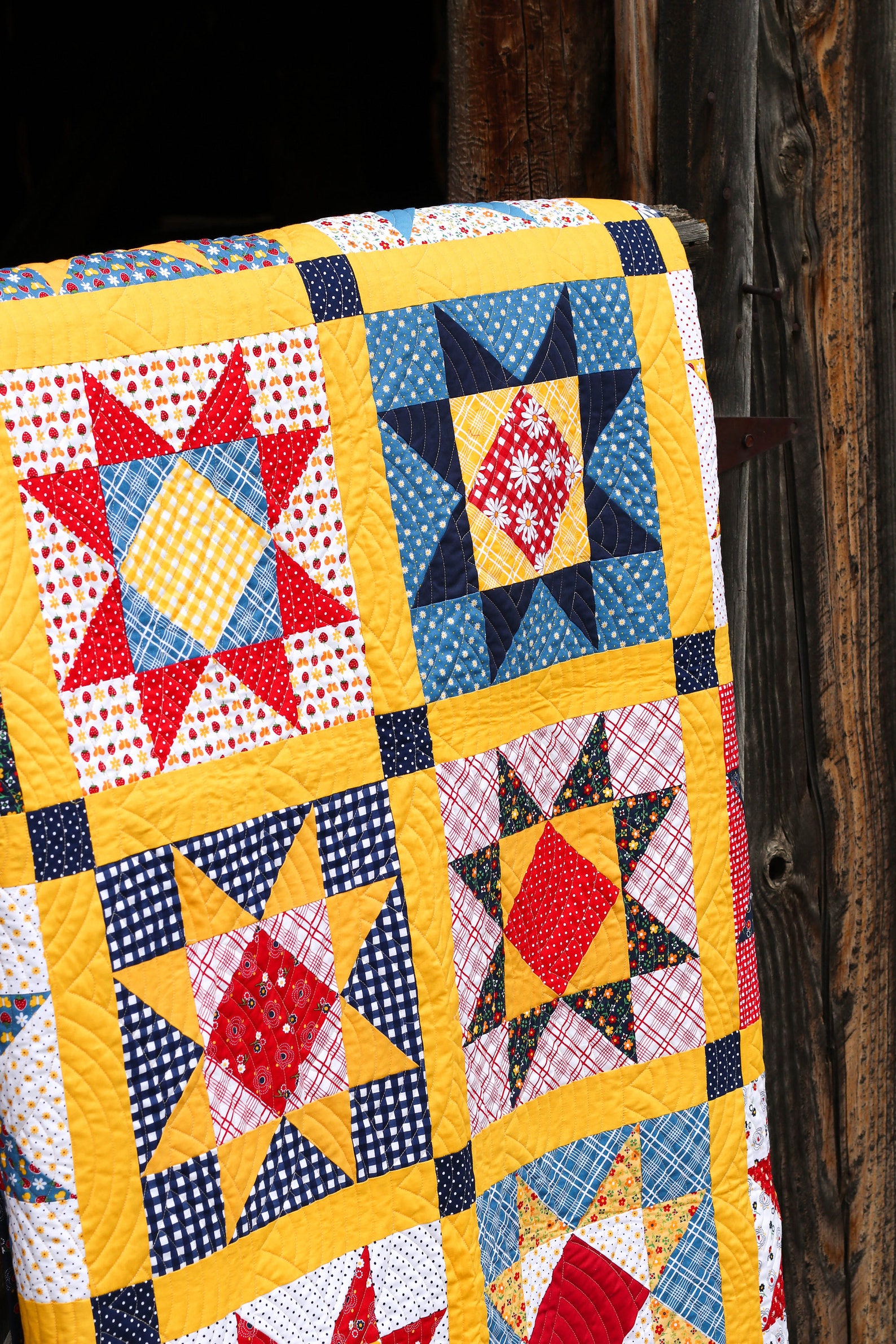 Gingham Girls Star - Quilt Pattern - PDF VERSION - Etsy UK